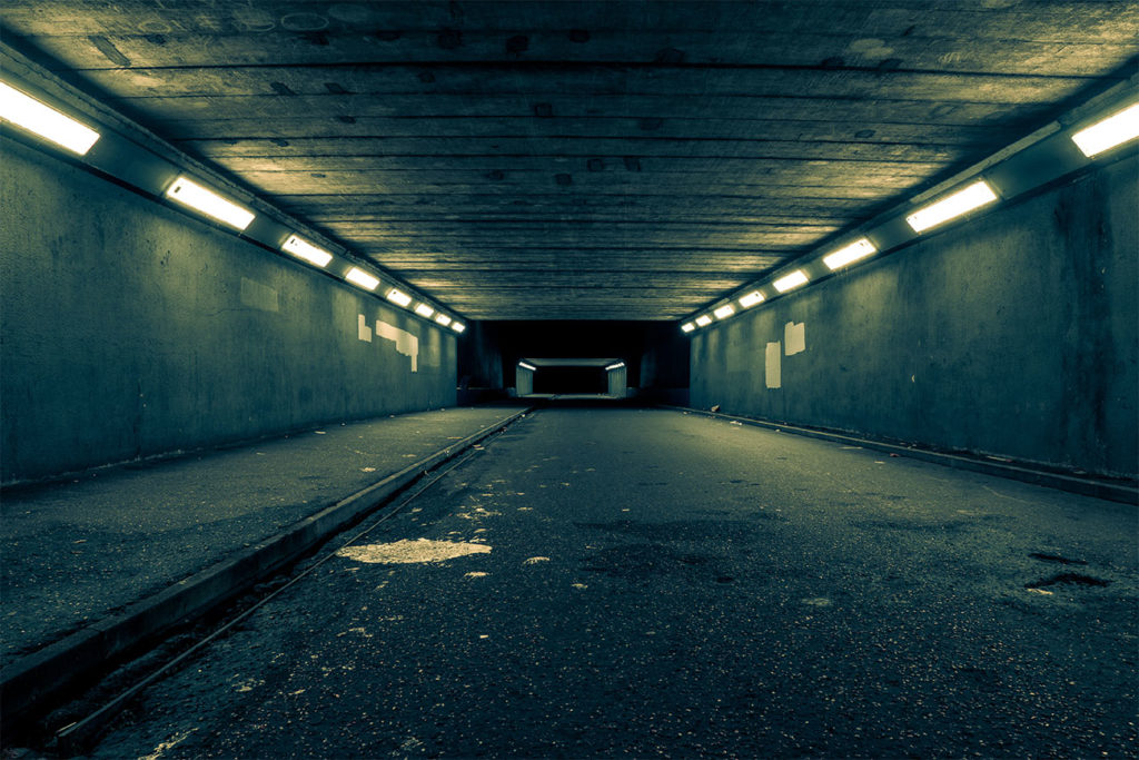 B&Q Double Underpass | Basildon Photos - Night Photography