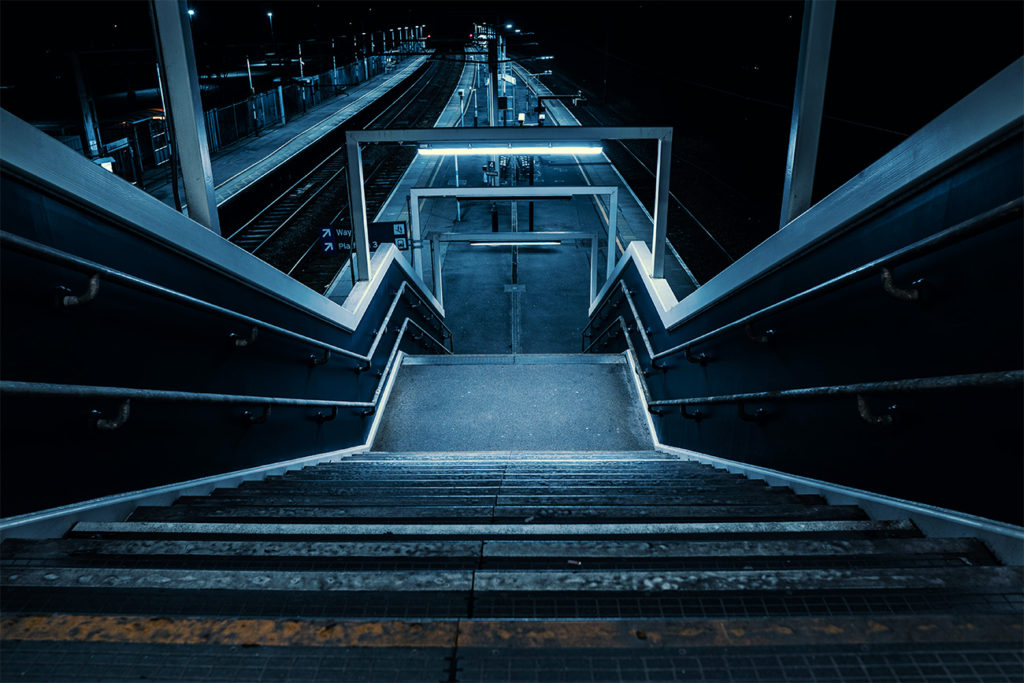Laindon Train Station | Basildon Photos - Night Photography